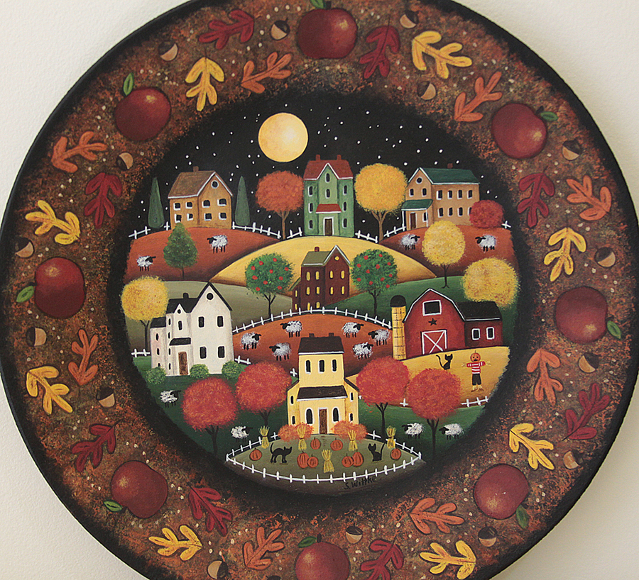 Fall Village – Ravens Bend Folk Art
